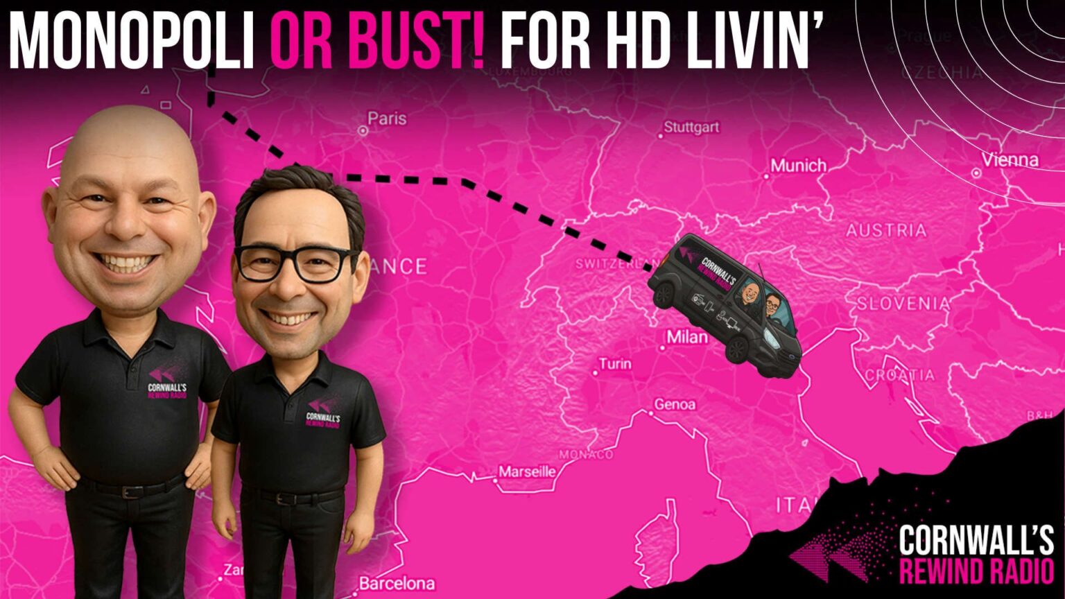 Cornwall’s Rewind Radio sets off on 3,500-mile charity rally – RadioToday